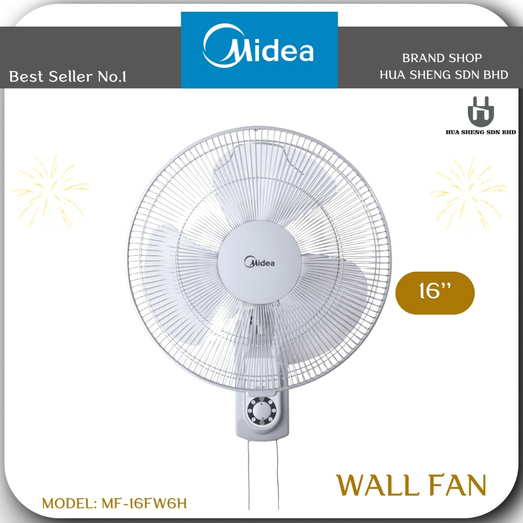 Midea Wall Fan (16'') MF-16FW6H MF-16FW15KRA REMOTE CONTROL | Shopee ...