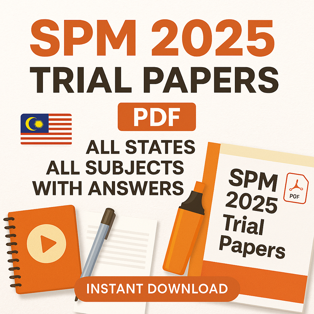 SPM 2025 Past Year Trial Papers PDF | All Subjects + All States | With ...