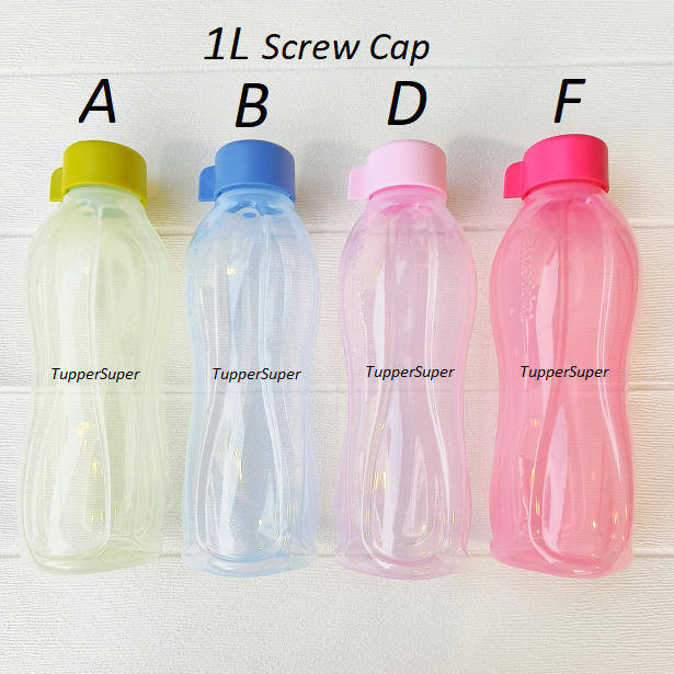 *1L 1pc*Tupperware Eco Bottle Screw Cap 1L water | Shopee Malaysia