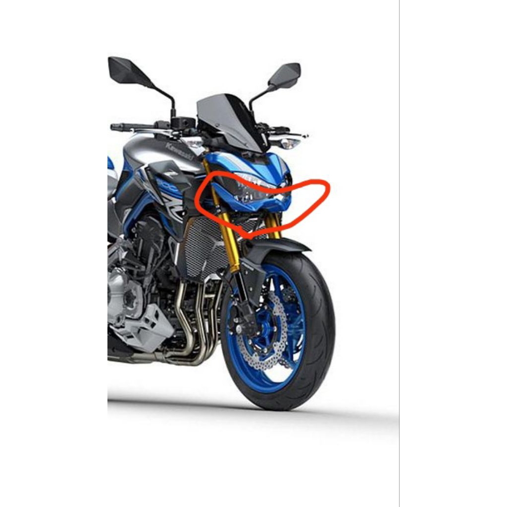 Kawasaki Z900 front headlight bottom cover / chin coverset fairing ...