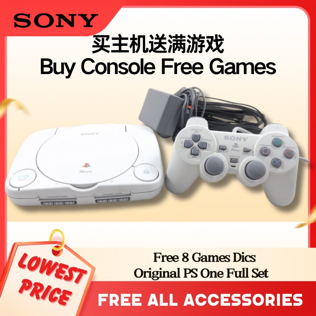 【Lowest Price】PS One PS1 Play Station Free Games Download 8 Games Disc ...