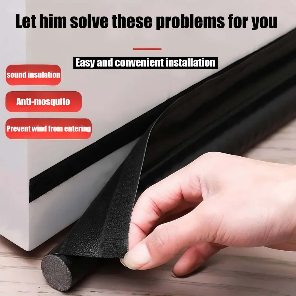 Soundproof Door Gap Bottom Seal Dustproof Door Adjustable Under Door ...