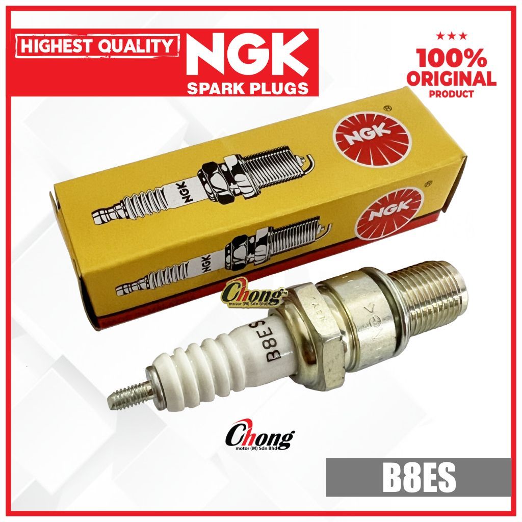 YAMAHA NGK Spark Plug 125Z Y125ZR/RXZ Mili/Catalyzer (B8ES) 100% ...