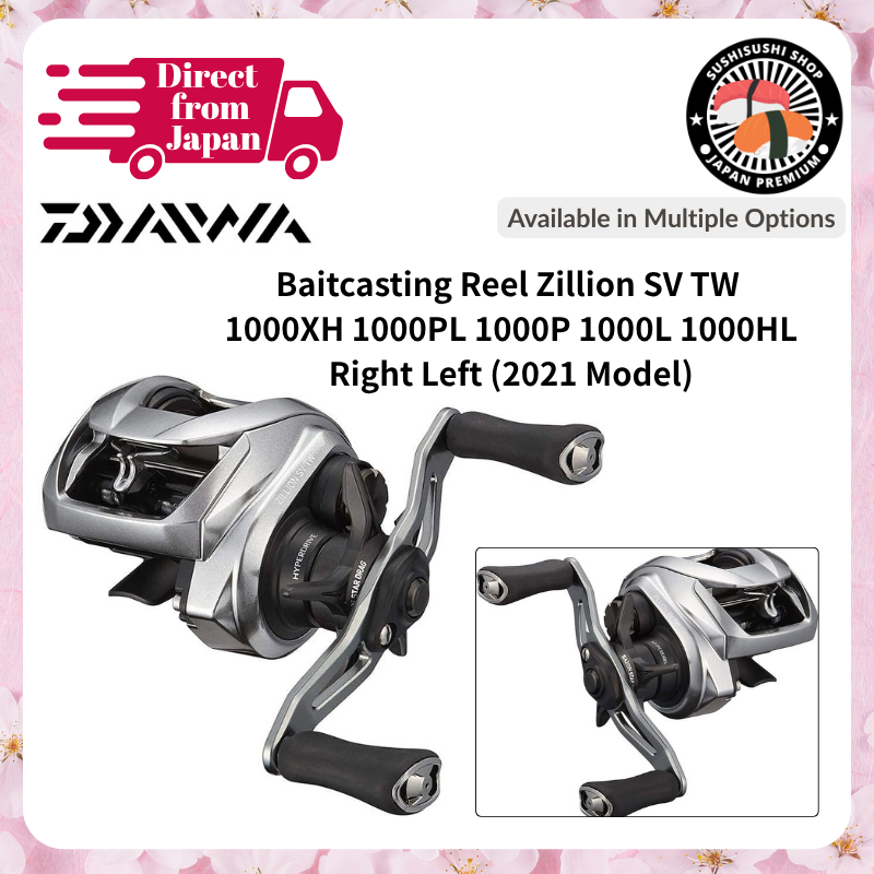 [DAIWA] Baitcasting Reel Zillion SV TW 1000XH 1000PL 1000P 1000L 1000HL ...