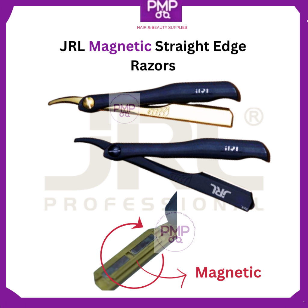 NEW JRL Magnetic Straight Edge HAIR Razors & Blade | Shopee Malaysia