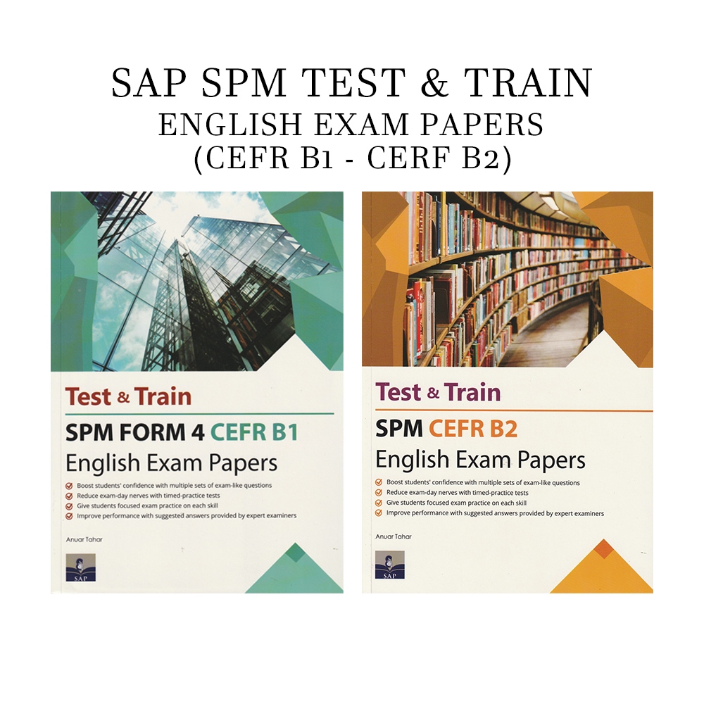 Sap Publication | Buku Aktiviti | Kssm - Test & Train SPM ( CEFR B1 ...