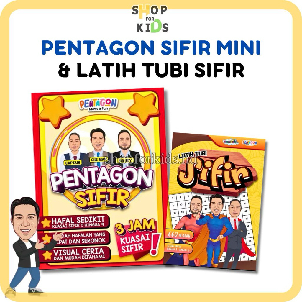 [PENTAGON MATH] SIFIR MINI / LATIH TUBI SIFIR | Level 1 Buku Latihan ...