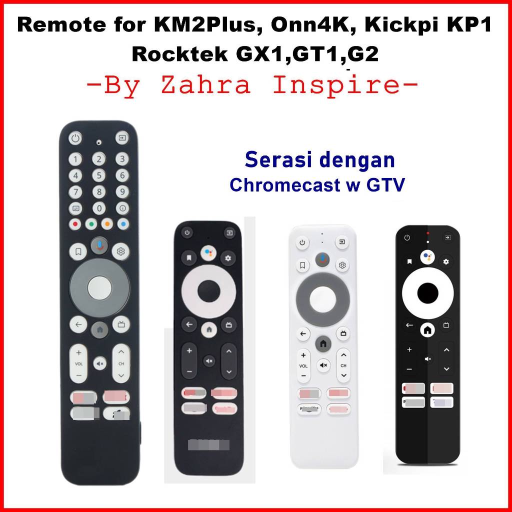 Remote for KM2 Plus KM7 | Onn 4K | LeapS1 Kickpi KP1 | Shopee Malaysia