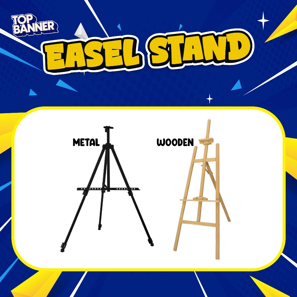 WOODEN STAND / EASEL STAND MATEL | Shopee Malaysia