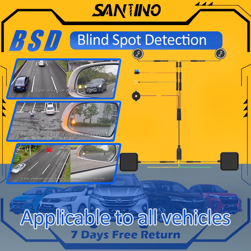 Blind Spot Monitoring System Reversing Radar Sensor Detection 24GHz BSM ...