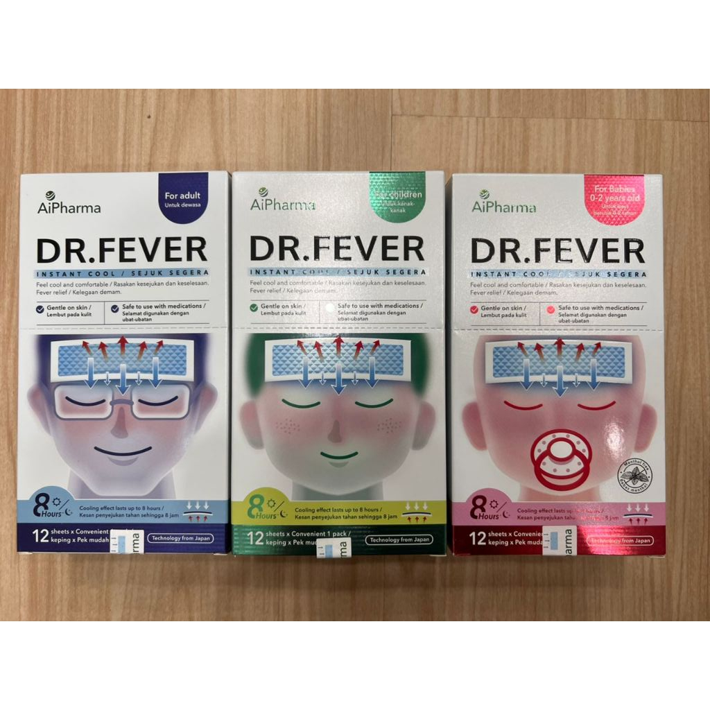 AIPharma Dr Fever Patch 12s - Adult/Child/Infant | Shopee Malaysia
