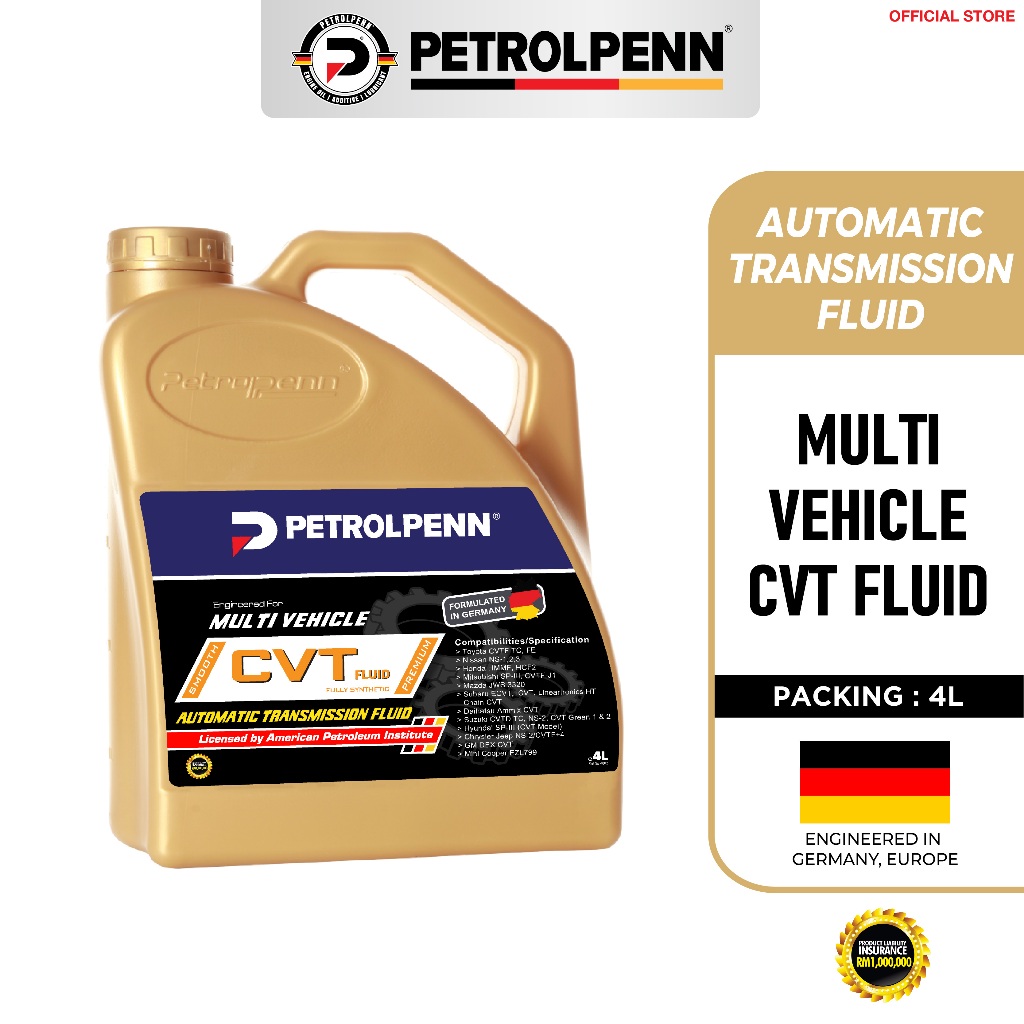 PETROLPENN CVT Fluid (4L) Fully Synthetic Multi-Vehicle CVT Fluid ...