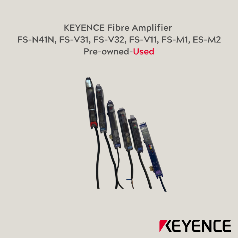 Pre-owned (Used) KEYENCE Fibre Amplifier FS-N41N, FS-V31, FS-V32, FS ...