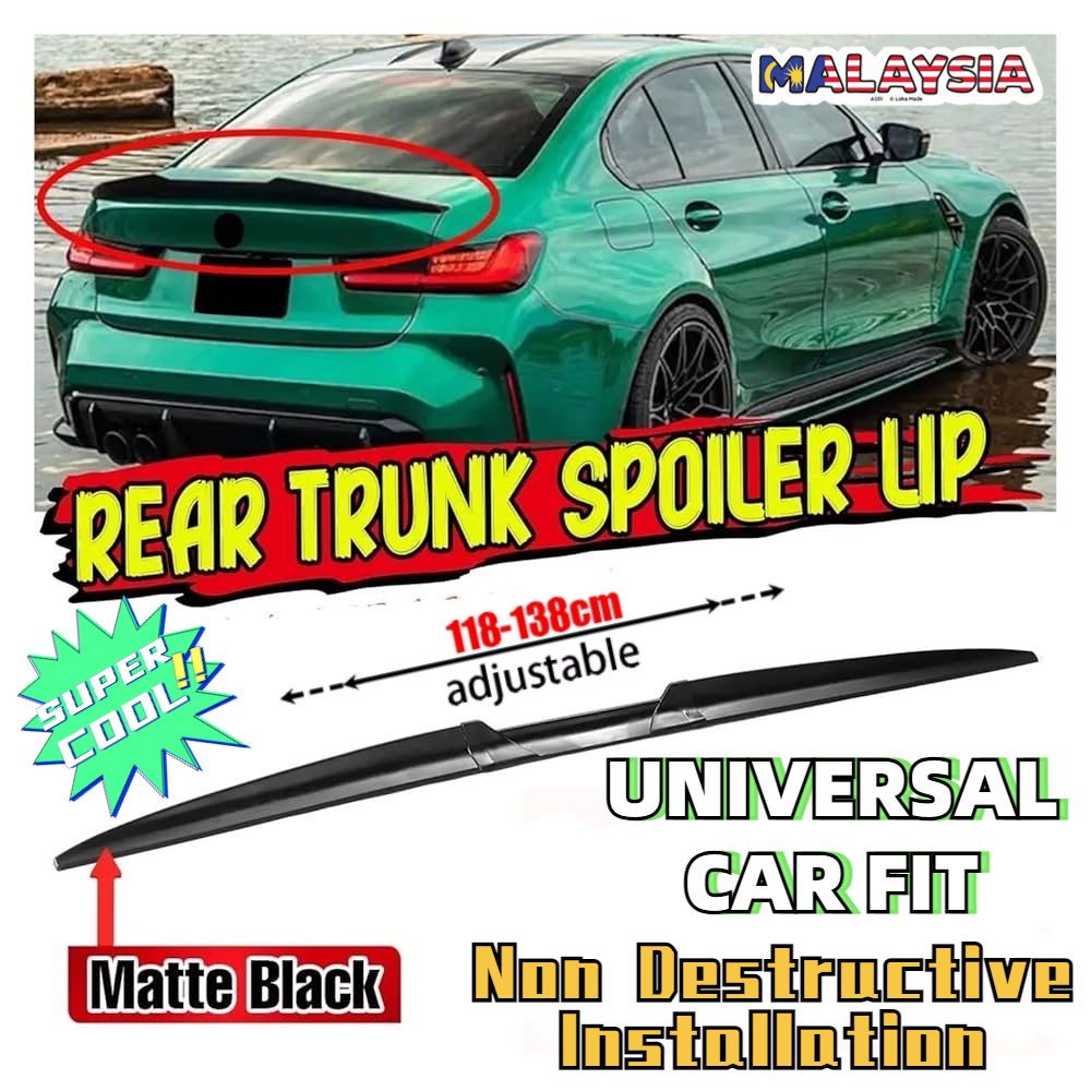 3 Tier Universal Spoiler Hatchback Car Use Tail Modification Tail Wing ...