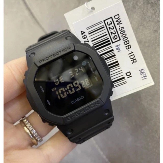 [Hot] G-SHOCK DW-5600UBB Original Black Out with LED backlight DW ...