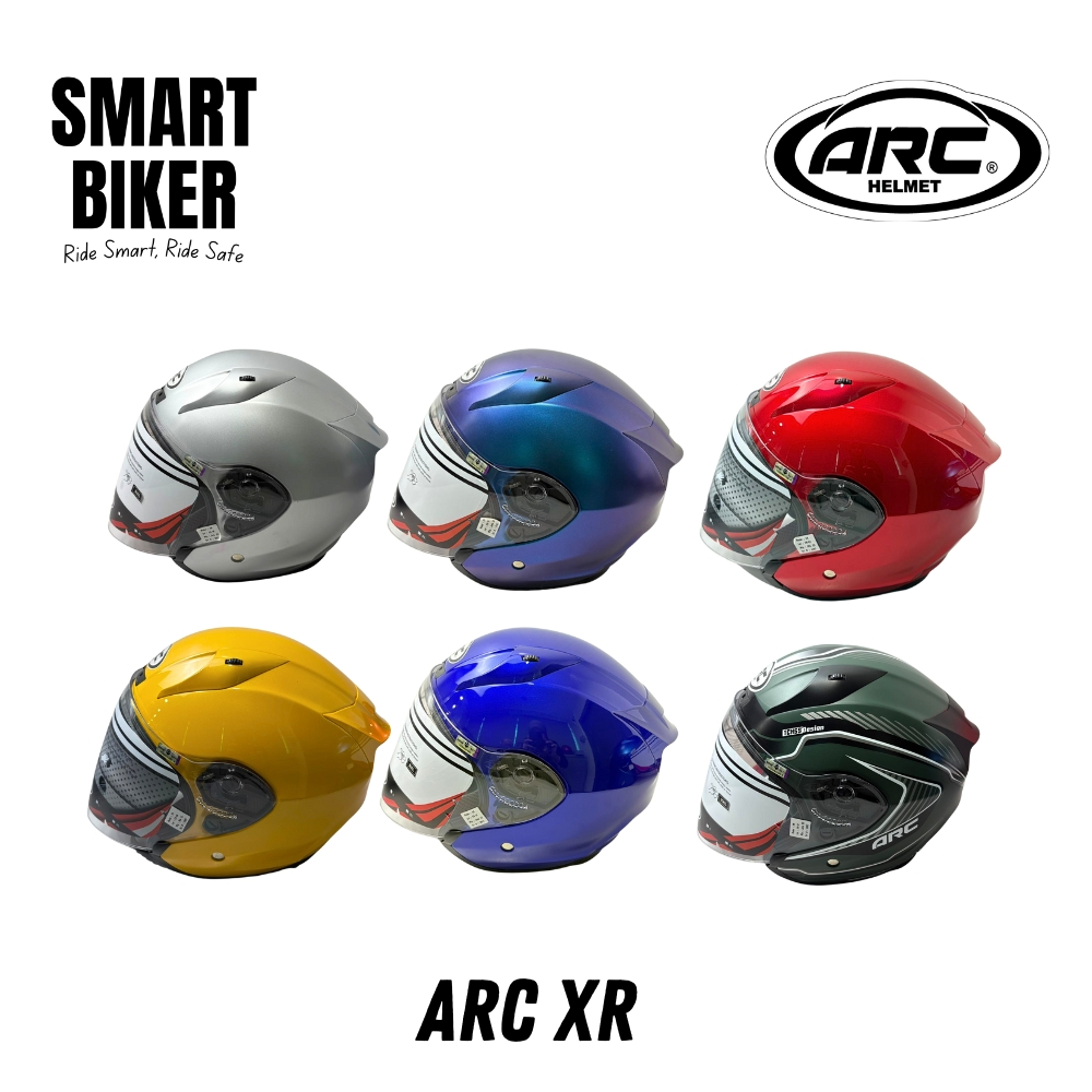 ARC XR Original Rider Helmet SIRIM & JPJ Approved | Shopee Malaysia