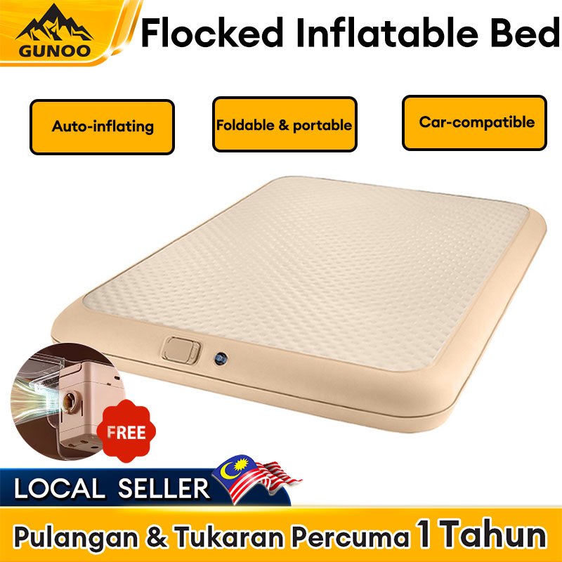 Inflatable Air Mattress Double/King 40CM with Lighted Electric Pump ...