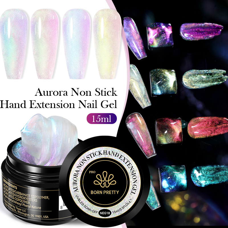 BORN PRETTY 15ml Non Stick Hand Extension Nail Gel Carving Flower Nail ...