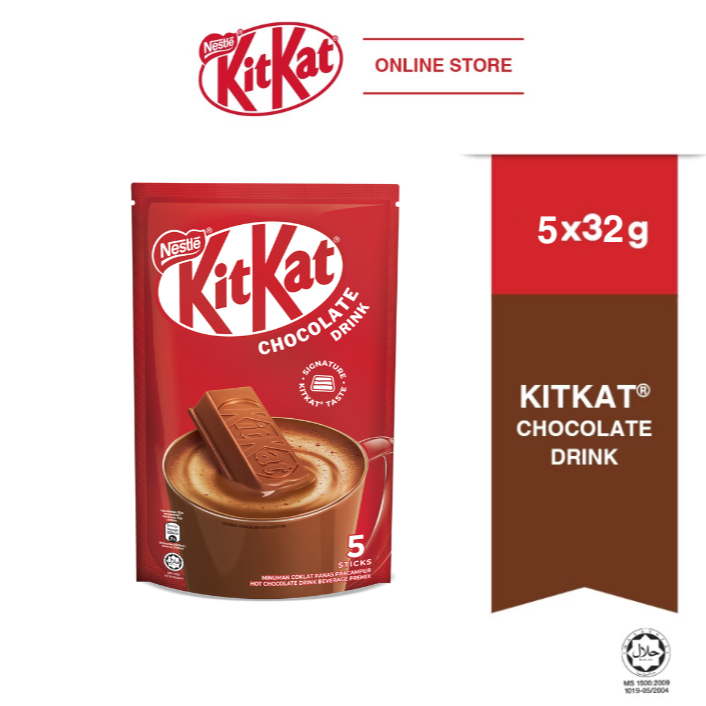 NESTLE KitKat Chocolate Drink (5 Sticks x 32g) | Shopee Malaysia