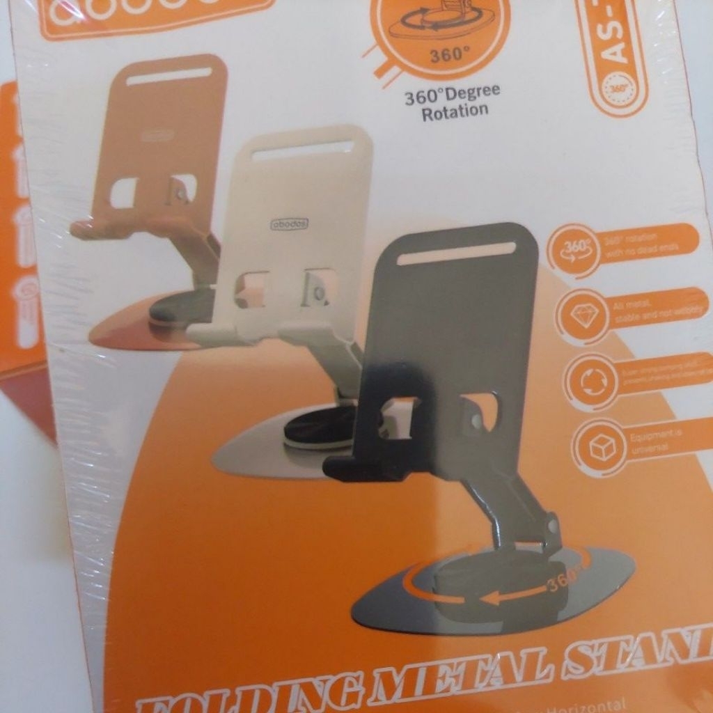 Phone holder abodos AS-TS638 Folding metal stand | Shopee Malaysia