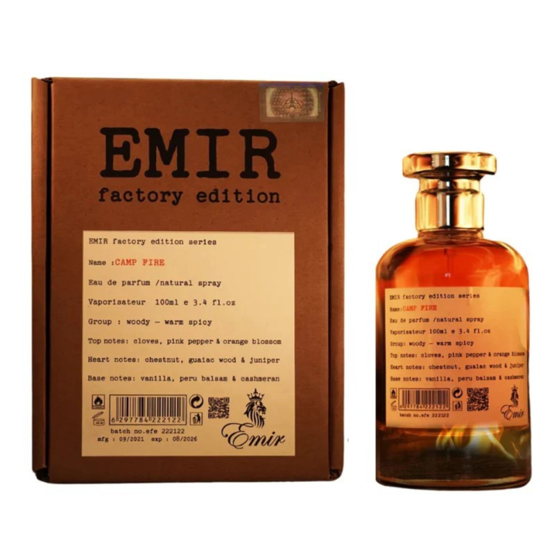 Original Authentic Camp Fire Emir Factory Edition EDP 100ml FOR Men By ...