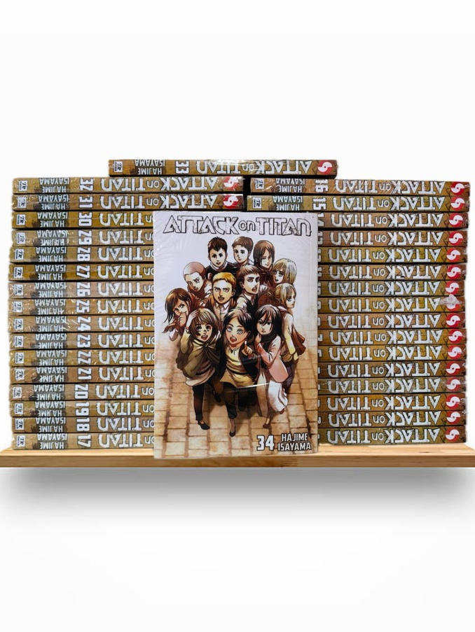 Attack on Titan (English Manga) FULL SET Vol. 1-34 END Physical ...