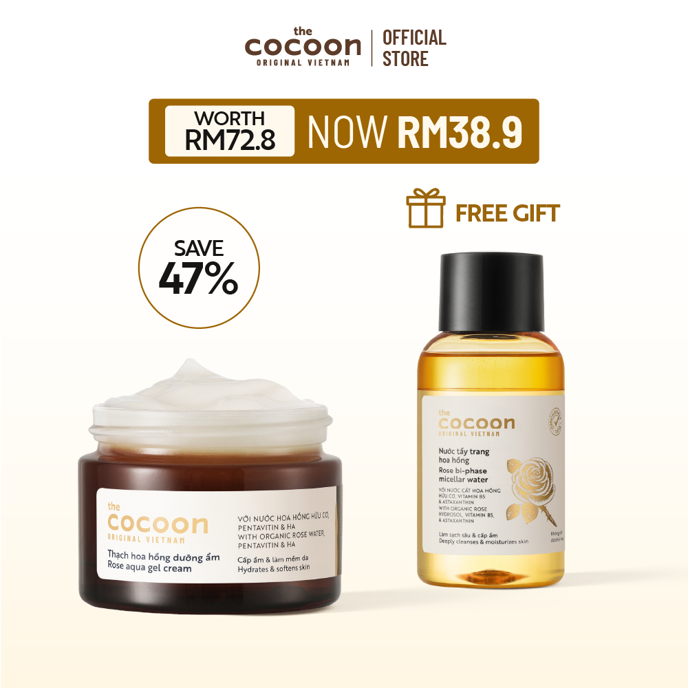 [BUY 1 GET 1| 12PM 24-28.11] COCOON Rose Aqua Gel Cream Nourish and ...