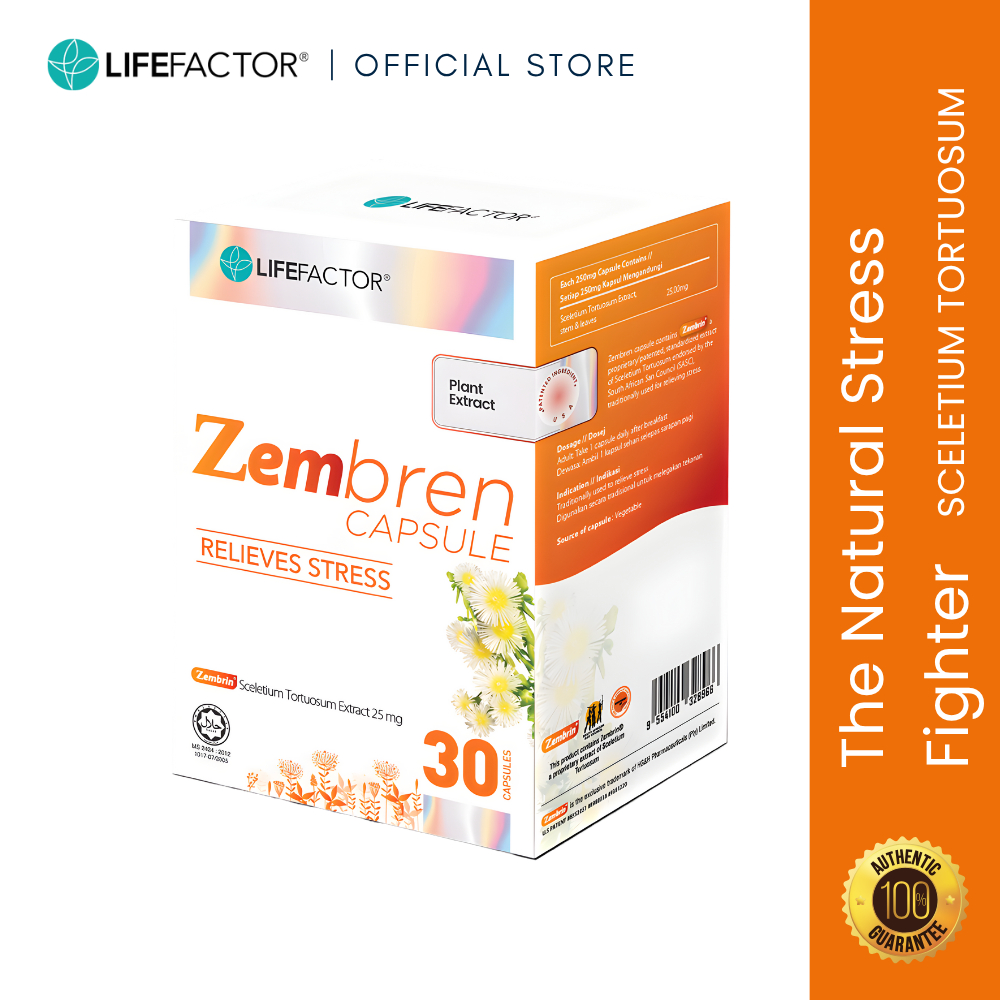 LIFE FACTOR® Zembren for Stress Relief, Improve Sleep & Calming ...
