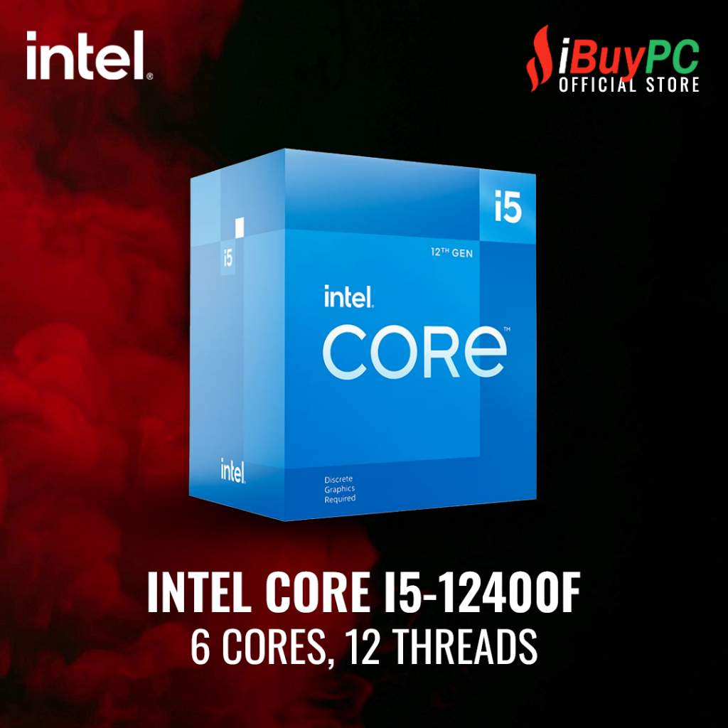Intel Core I5-12400F | 6 Cores, 12 Threads | LGA1700 (Box) | Shopee ...