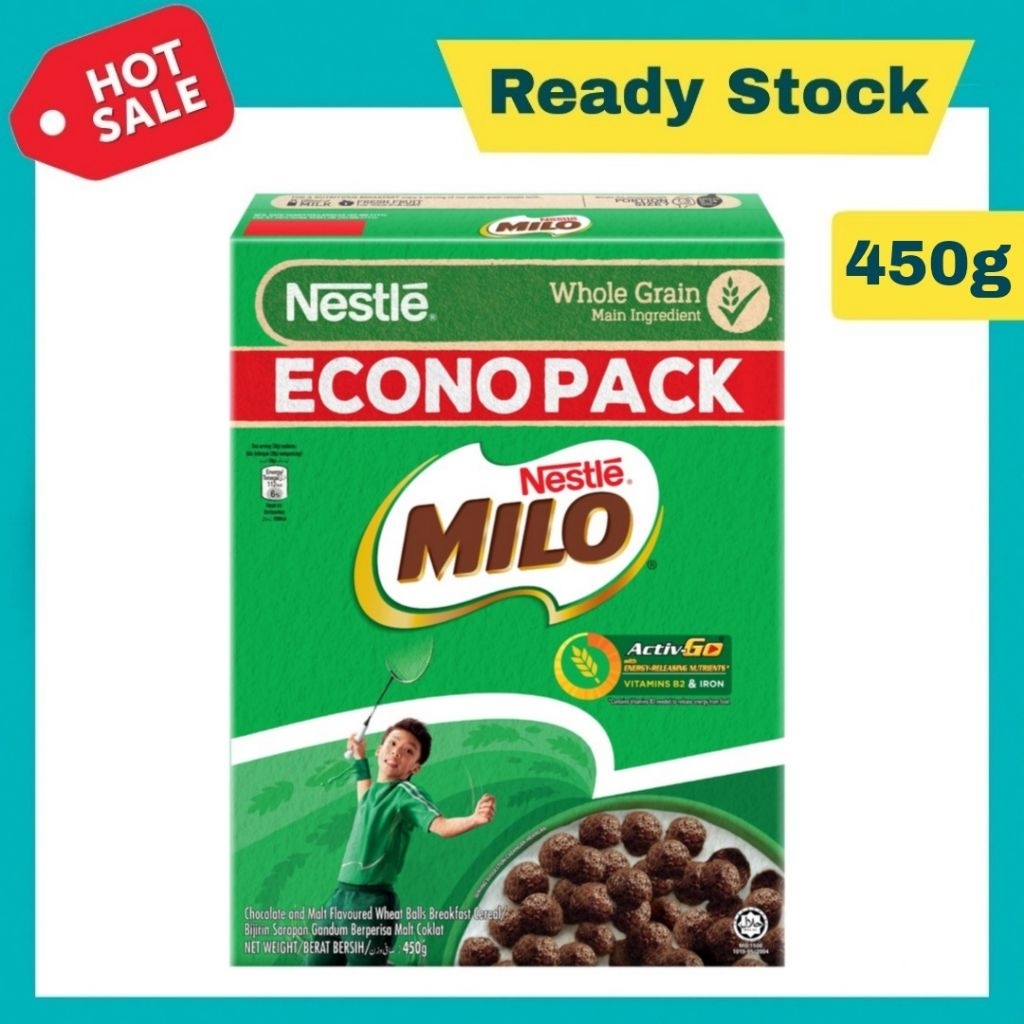 NESTLE Milo Cereal 450g (Halal) EXP9/2026 | Shopee Malaysia