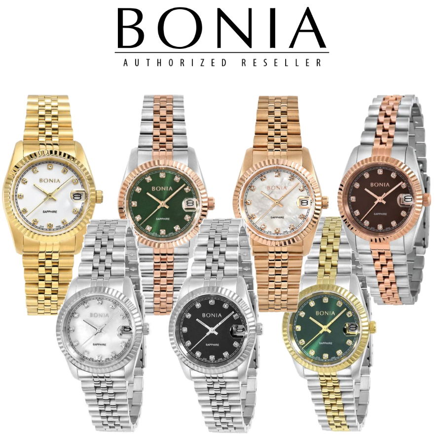 [Official Warranty] Bonia BNB10550 Series Women's 32mm Stainless Steel ...