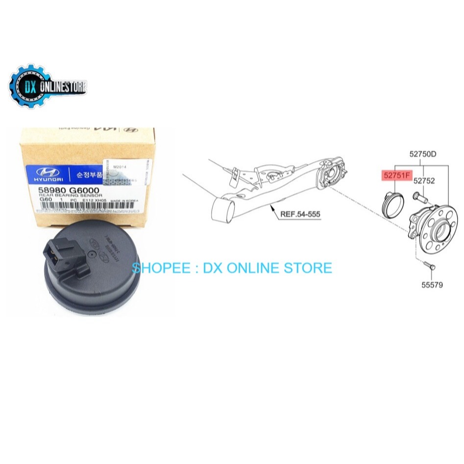 WHEEL BEARING SENSOR / ABS SENSOR - REAR (1PC) = KIA PICANTO JA ...