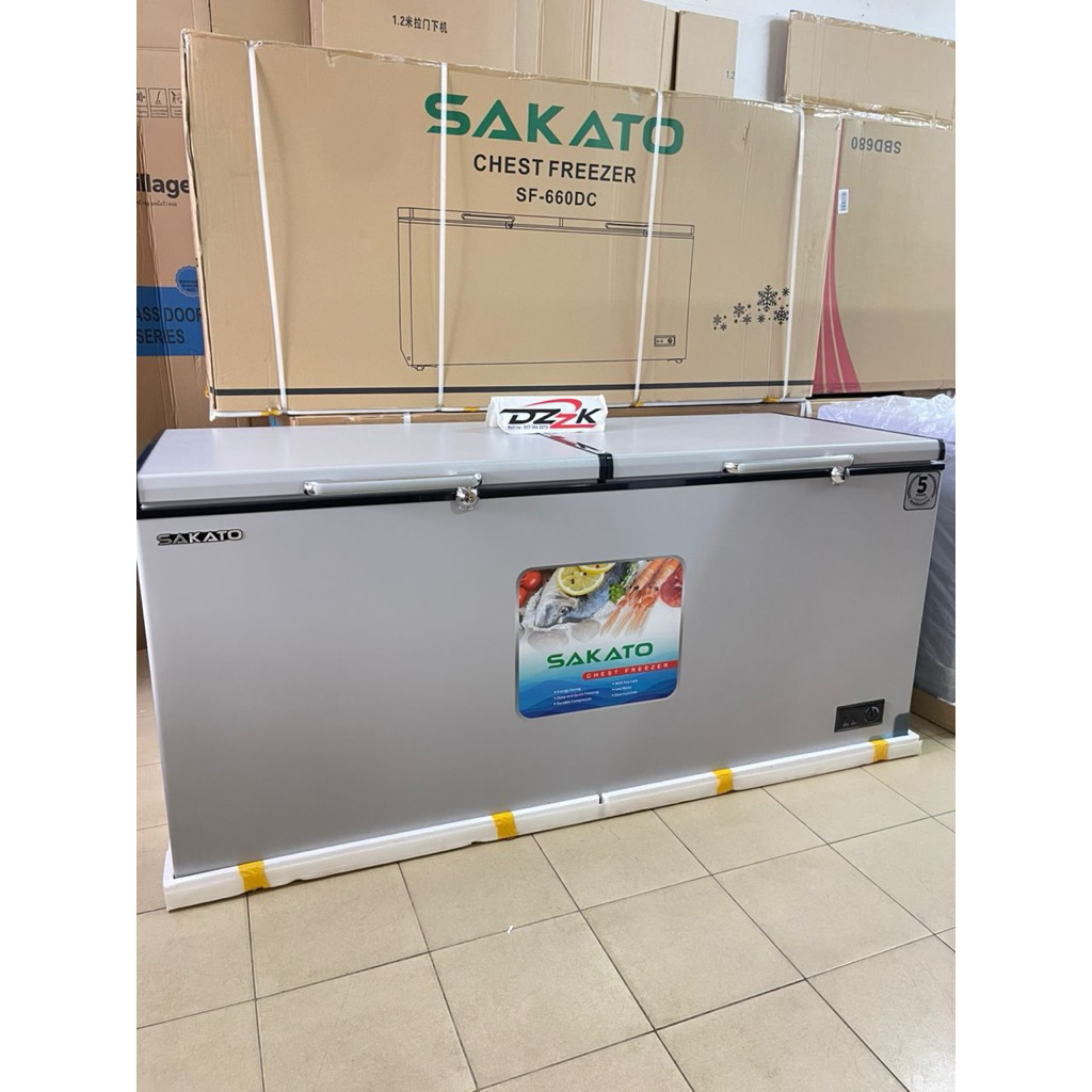 (NEW)SAKATO Double Door Freezer 660L SF-660DC | Shopee Malaysia