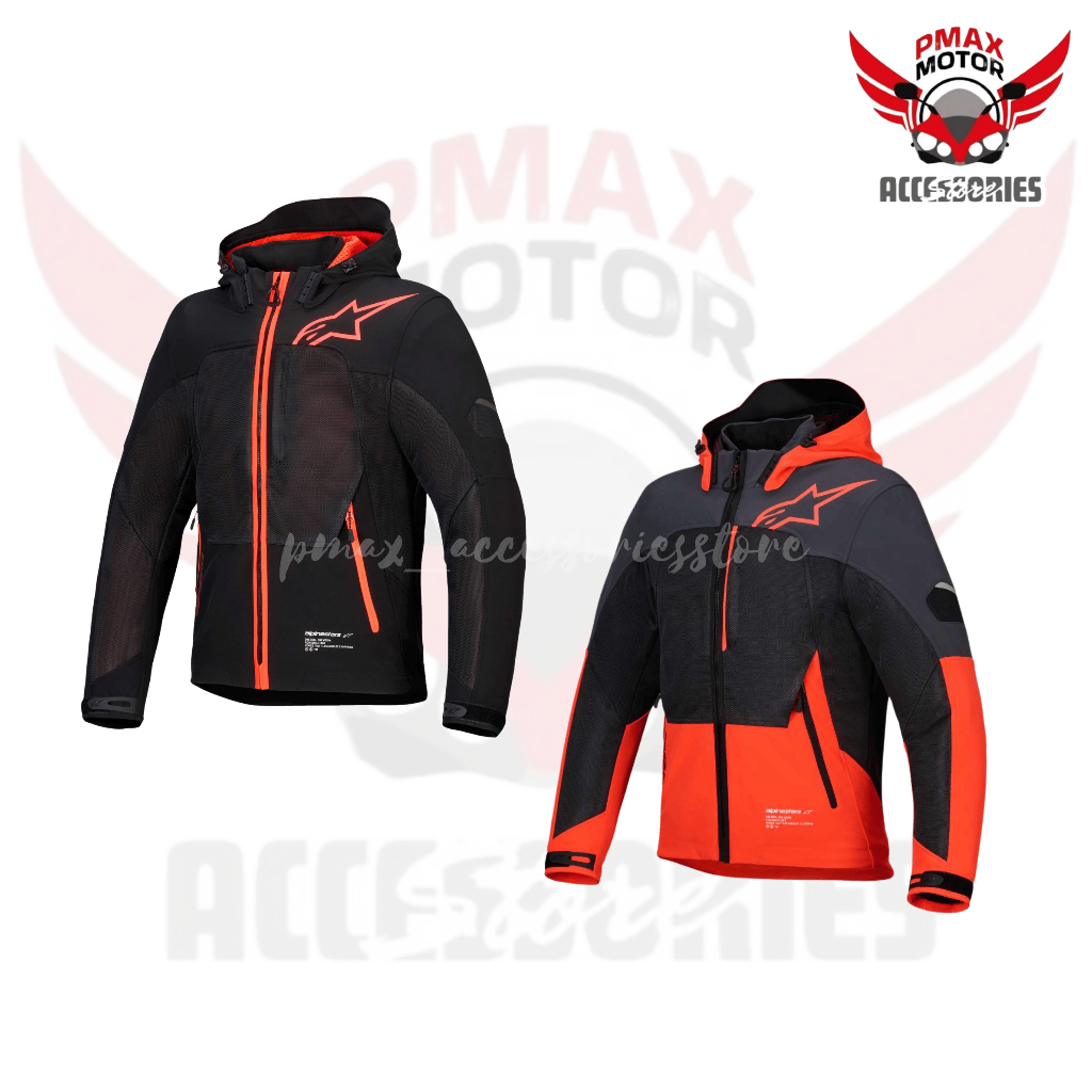 ALPINESTARS JACKET CREW PARKA AIR ASIA MEN ALPINESTAR MOTORCYCLE RIDING ...