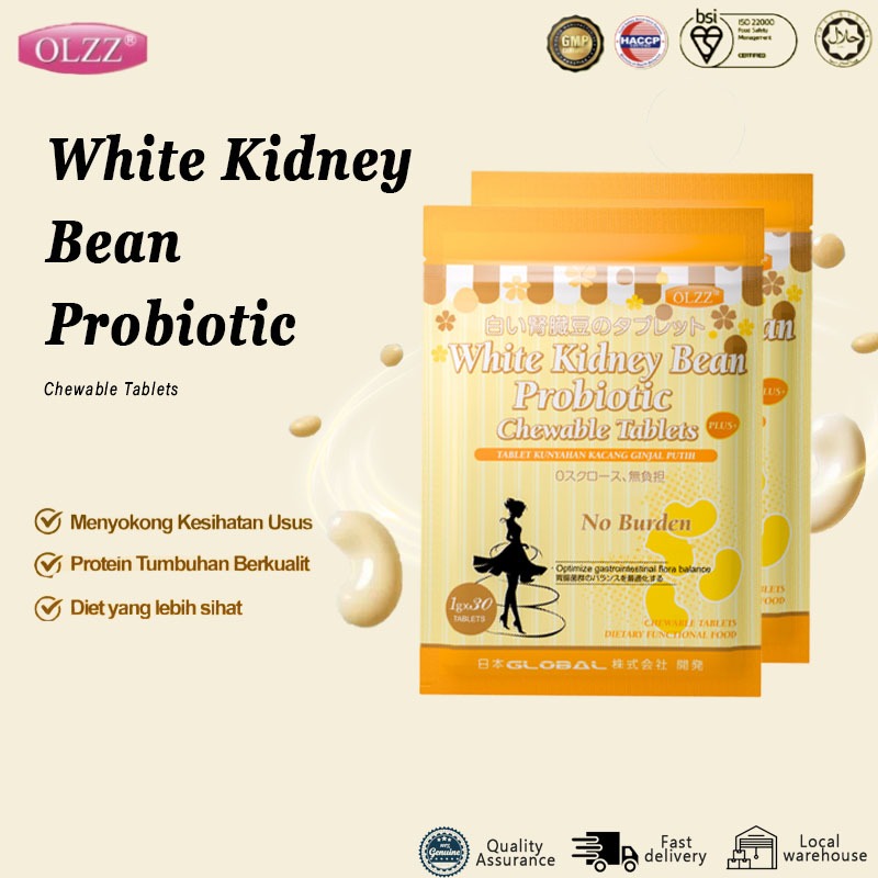 OLZZ Probiotik White Kidney Bean 30tablets - Dietary Supplement for ...