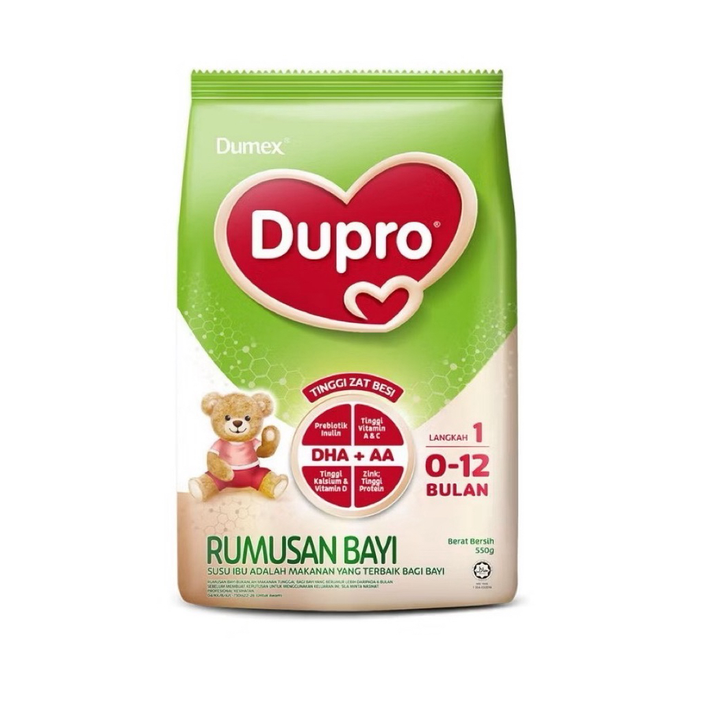 Dumex Dupro Langkah 1 Authentic Susu Bayi (550g) | Shopee Malaysia