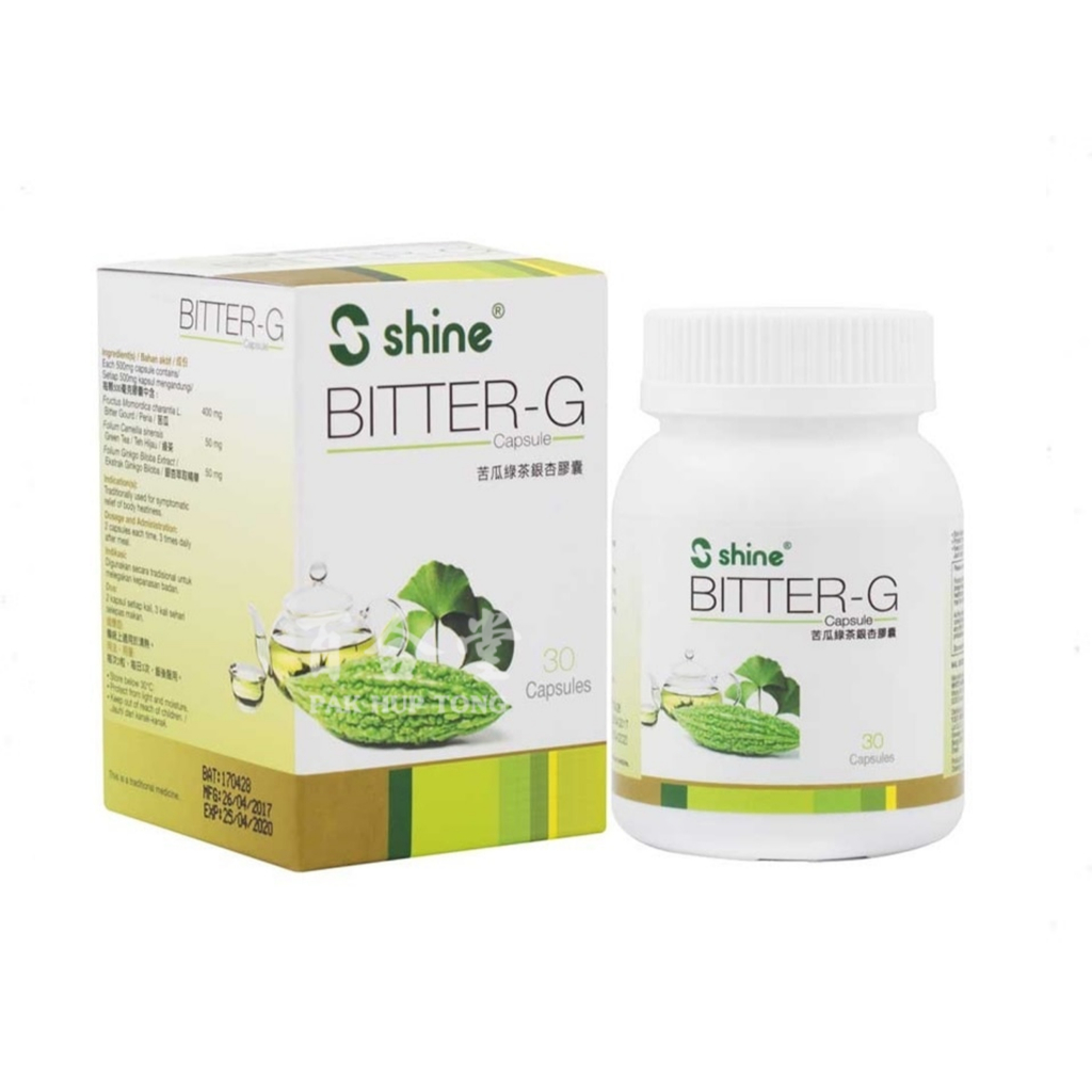 SHINE - BITTER G CAPSULE #((30'S)) | Shopee Malaysia