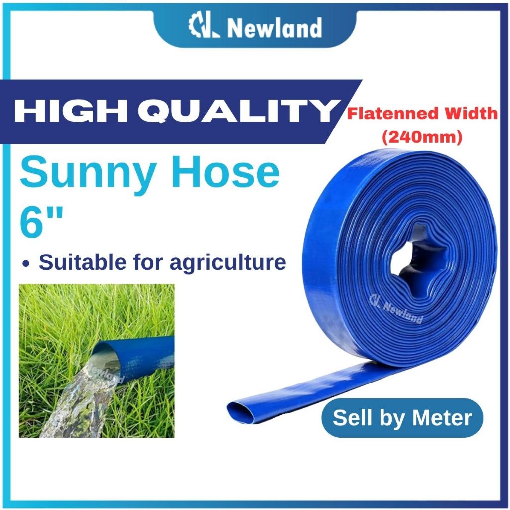 Sunny Hose 6" / Water Discharge Hose / Lay Flat Hose / Paip Pam Air ...