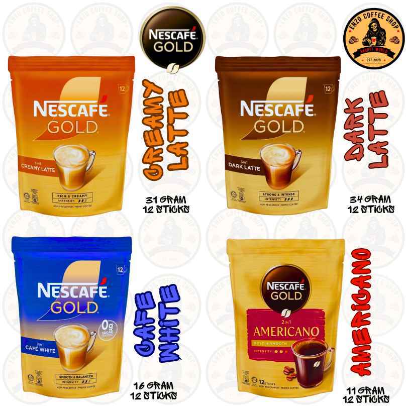 Nescafe Gold - Creamy Latte, Bold Latte, Cafe White - Instant Coffee ...