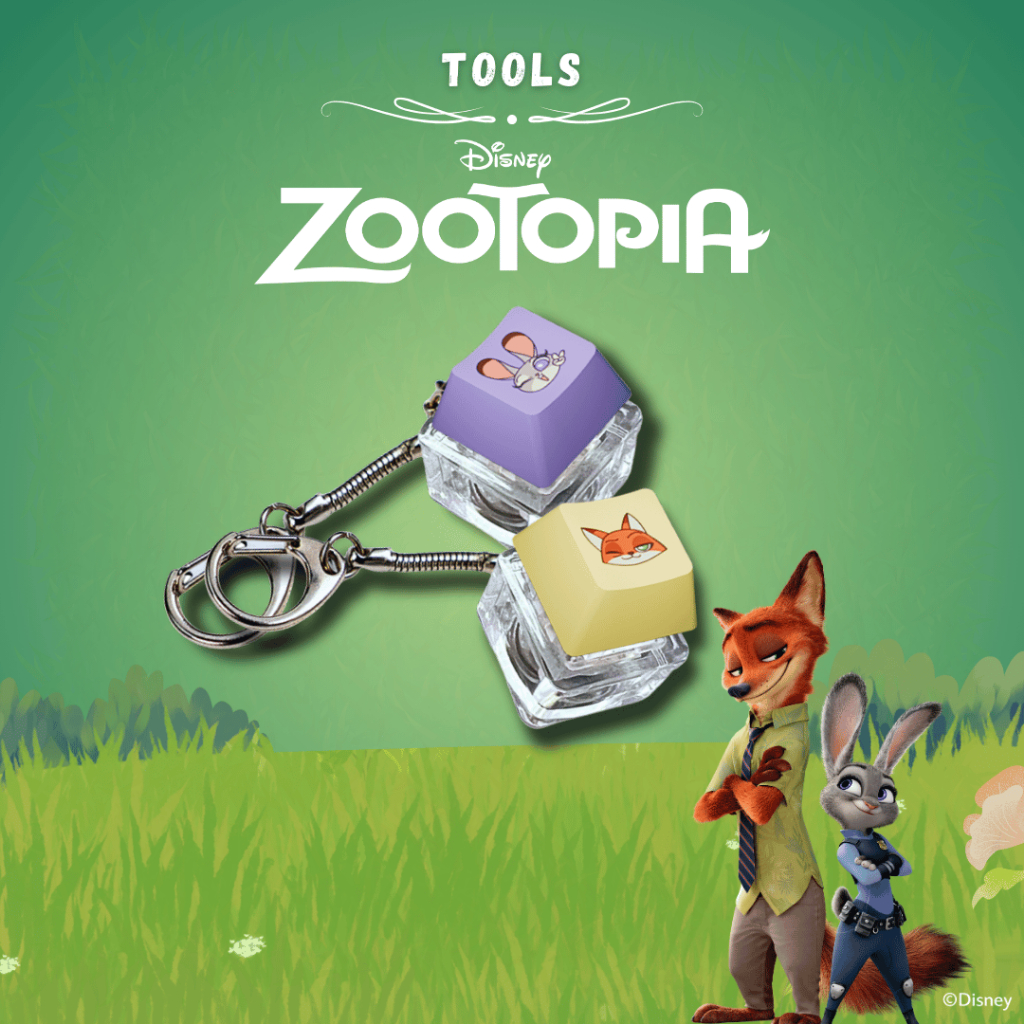MKB Disney Zootopia Mechanical Switch Keychain | Shopee Malaysia