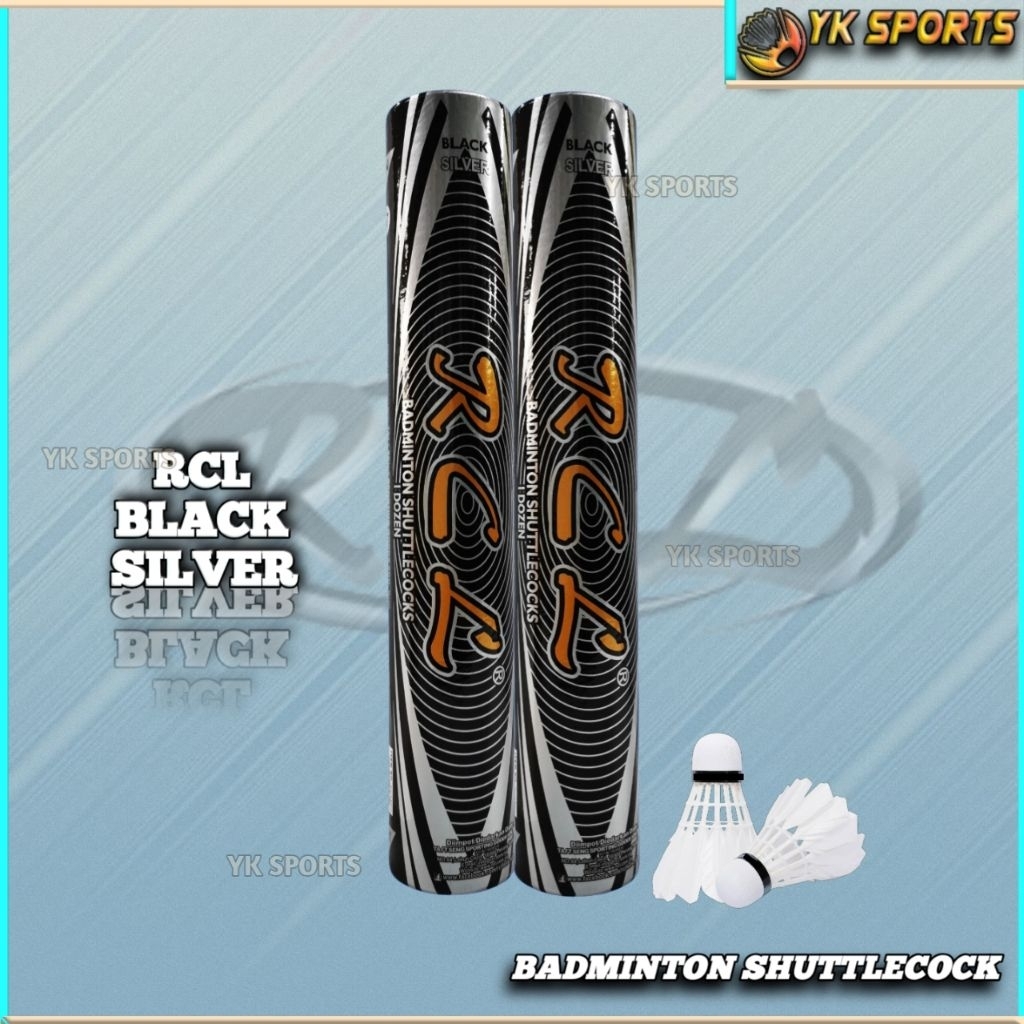 SHUTTLECOCKS RCL BLACK/SILVER | Shopee Malaysia