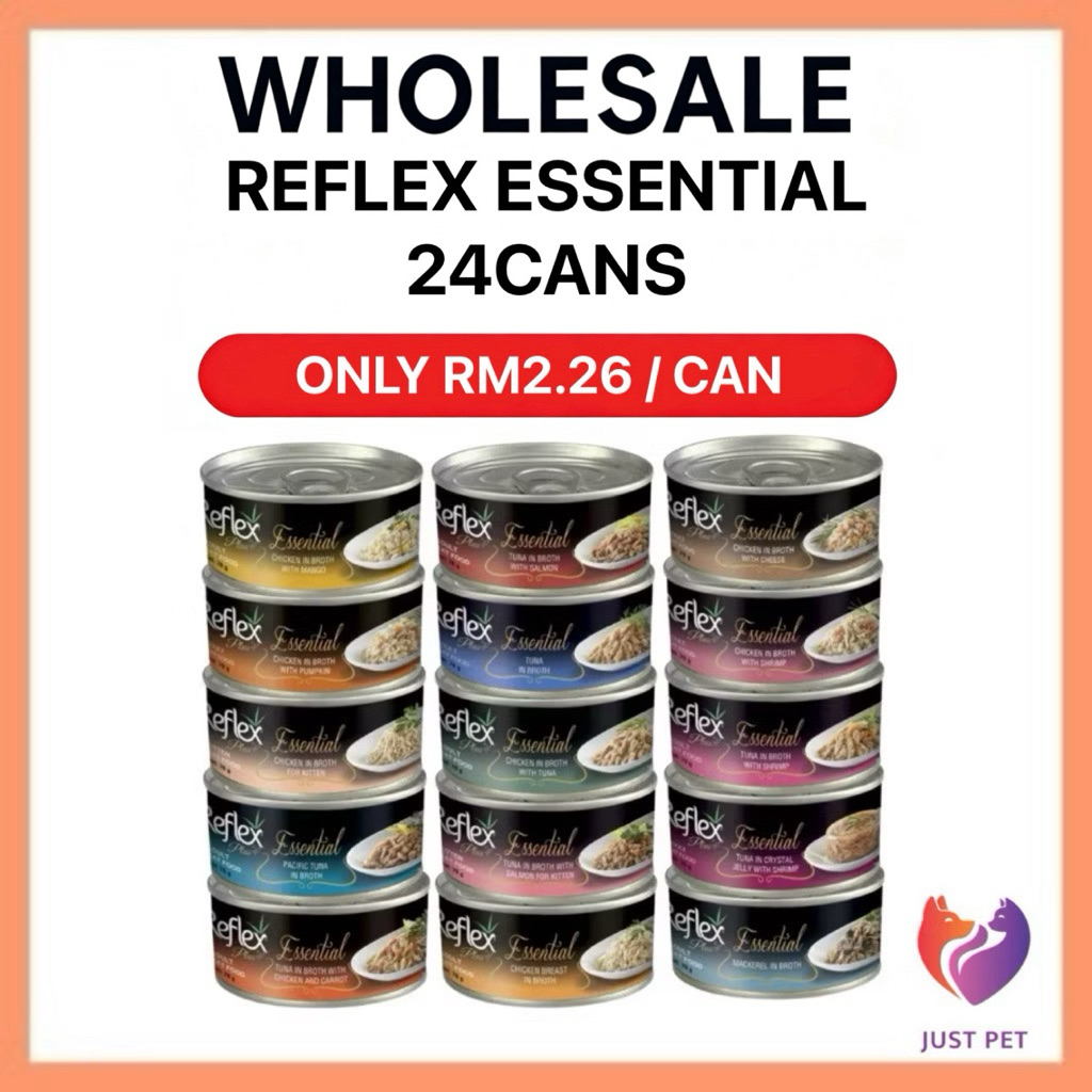 [24cans] Reflex Plus Can Food 70g | Shopee Malaysia