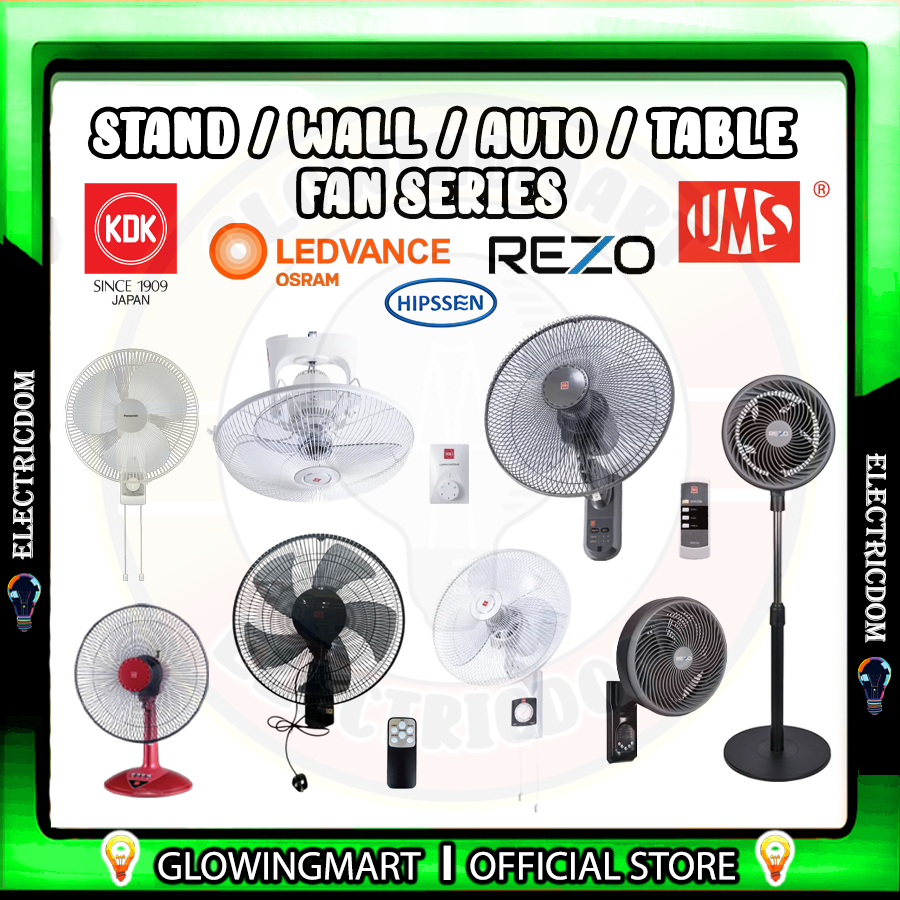KDK/PANASONIC/OSRAM LEDVANCE/UMS/HIPSON/REZO 8" 16" 18" 20" AUTO FAN ...