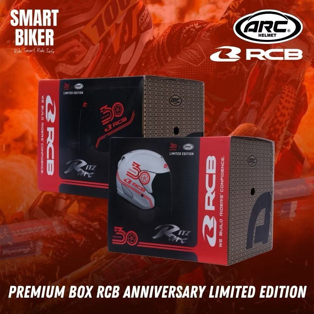 RCB 30TH YEARS ANNIVESARY HELMET ARC RITZ LIMITED EDITION WITH CERT ...