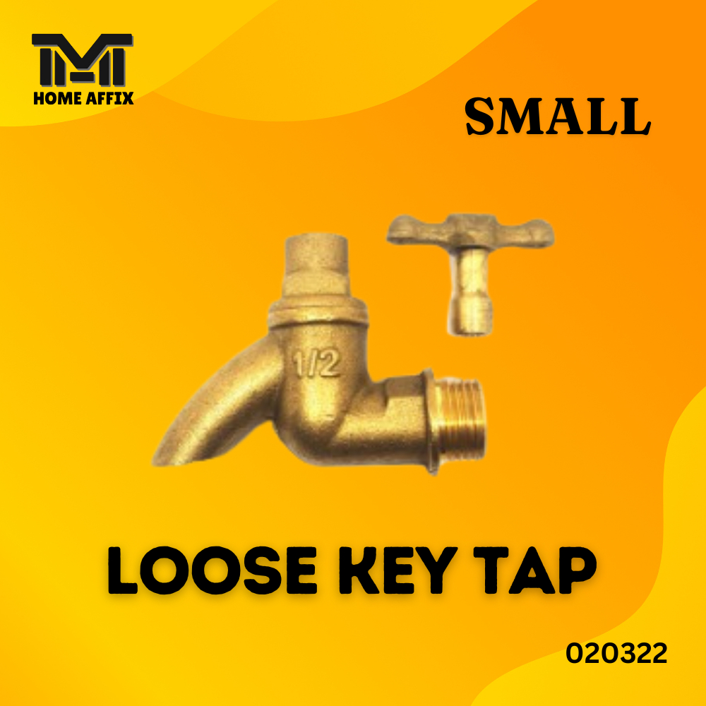 CITY BRASS LOOSE KEY TAP (SMALL) Size: 1/2" | Shopee Malaysia