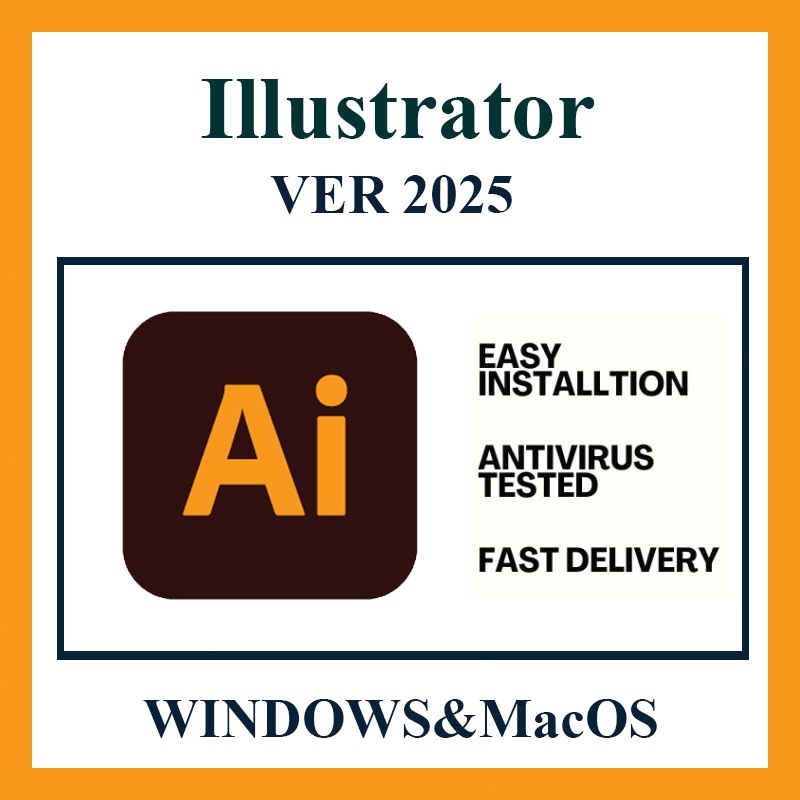 AdobeIllustrator Lifetime VER 2025 windows/macos | Shopee Malaysia