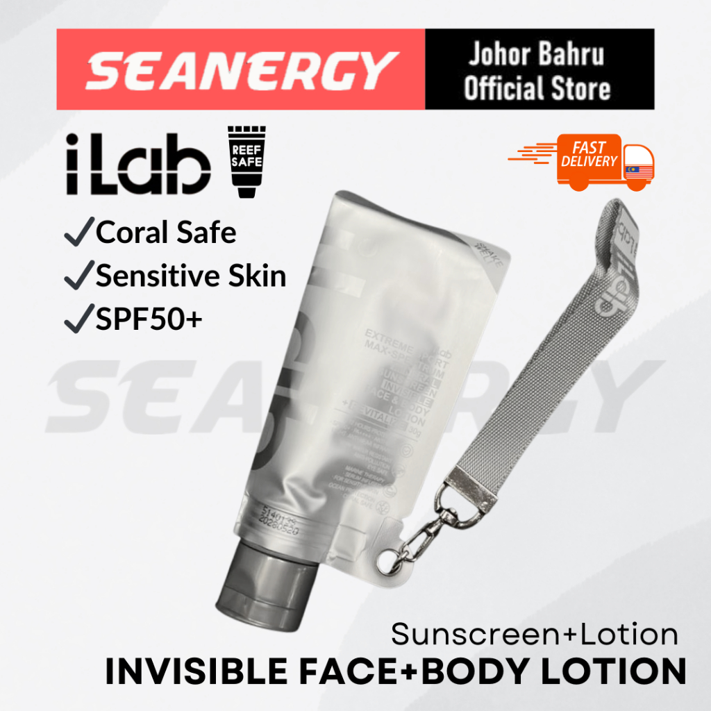 iLab Max-Spectrum Invisible Sunscreen Face & Body Lotion SPF50 ...