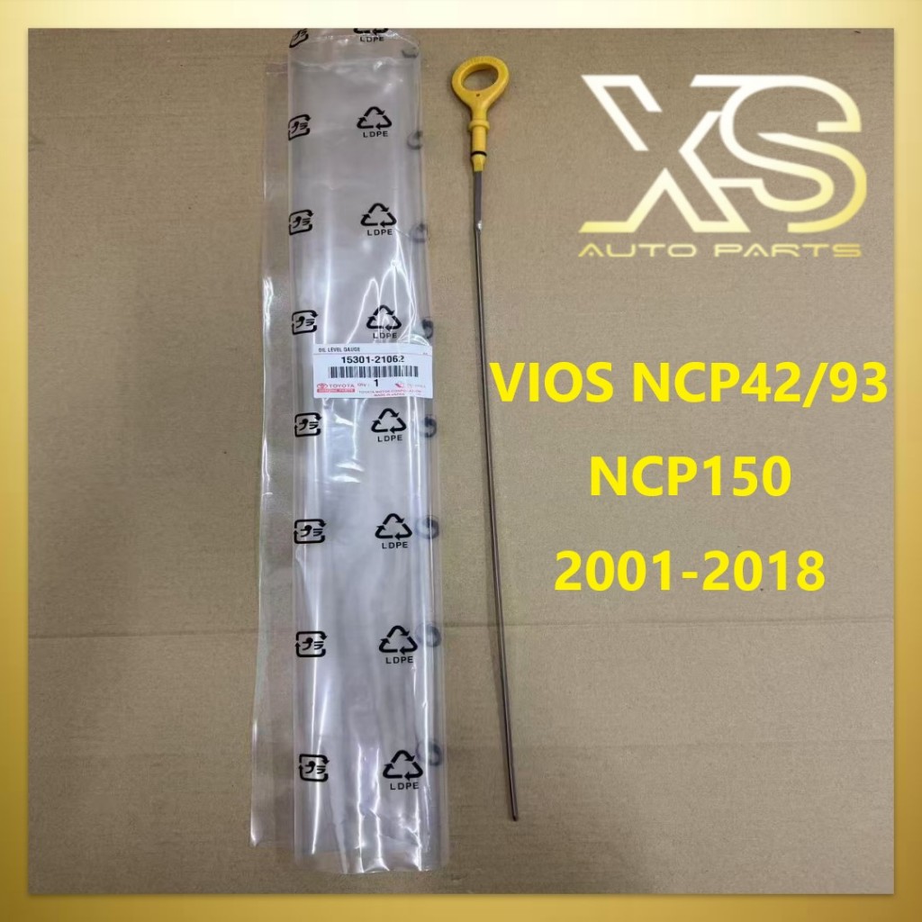 ORIGINAL TOYOTA VIOS NCP42 NCP93 NCP150 (2003-2016) ENGINE OIL DIP ...