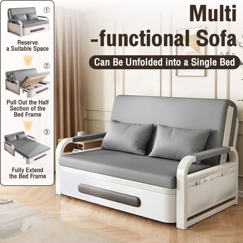 Small Apartment foldable sofa Folding Dual-use Sofa Bed Living Room ...