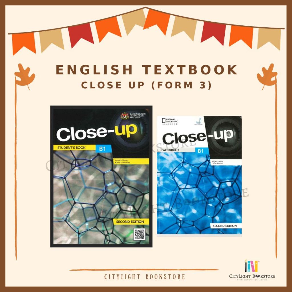 [CITYLIGHT] Textbook: Buku Teks English Form 3 Close Up | Shopee Malaysia